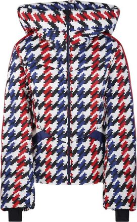 Perfect Moment Houndstooth Skijacke mit Daunenf&uuml;llung - - Sport - Damen - Mehrfarbig - S