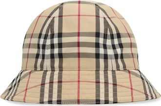 Burberry Femme, Accessoires, Beige, Taille: L Bucket Hat In Vintage Check