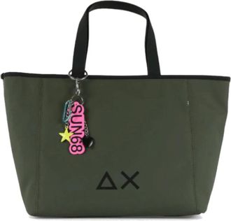 Sun 68 Femme, Sacs, Vert, Taille: ONE Size Jacqueline Shopper Medium