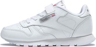 Reebok Unisex Kinder Cl Lthr 1v Sneakers, White Carbon Vecblu, 32 EU
