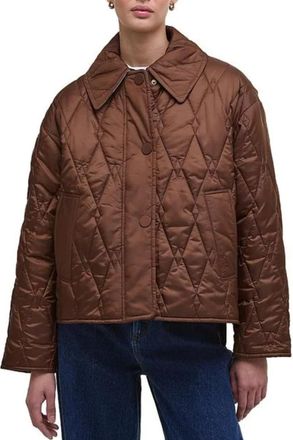 Barbour Bernadette quilted shell jacket Size S