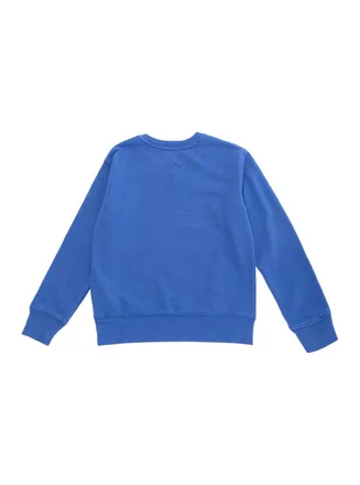 Polo Ralph Lauren Boys Blue Cotton Sweatshirt With Pony Embroidery Hoods & Sweatshirts