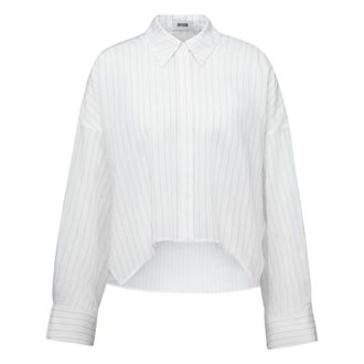 Drykorn Femme, Blouses et Chemises, Beige, Taille: 38 FR Oshia Oversized Shirt