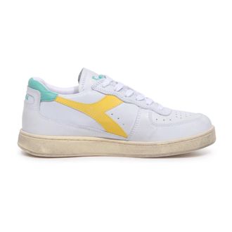 Diadora Vintage Low Top Korb Sneakers - - Shoes - Damen - Wei&szlig; - 37 EU