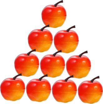 Valiclud K&uuml;nstliche Kleiner &Auml;pfel Schaumstoff Deko Bauernhausdekoration Fotorequisiten 60 St&uuml;ck