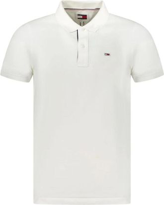 Tommy Hilfiger Homme, Tops, Blanc, Taille: XL Polo Classique Blanc en Coton