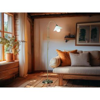 Globo Lighting Led Stehlampe im Landhausstil h&ouml;henverstellbar, H&ouml;he 145 -max. 172cm
