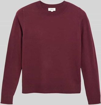 s.Oliver Red Label Slim Fit Pullover aus Viskose-Mix