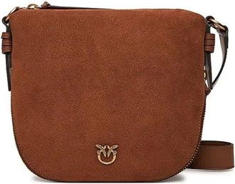 Pinko Pinko, Femme, Sacs, Brun, Taille: ONE Size Hobo Zip Around Mini