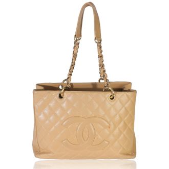 Chanel Quilted Caviar Grand Shopper Tote