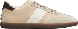 Tod's Homme, Chaussures, Beige, Taille: 43 EU Tabs Baskets