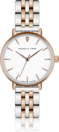 Isabella Ford Uhren in Ros&eacute;gold und Silber