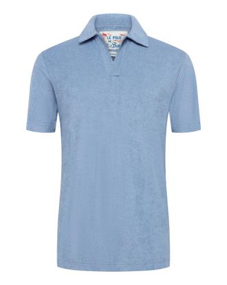 MC2 Saint Barth Glattes Poloshirt aus einem Lyocell-Baumwolle-Mix in