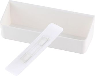 BESPORTBLE Homoyoyo Wandhängeregal Klein aus Rostfreiem Wasserabweisendem Material Aufbewahrungsbox ohne Bohren für Küche Bad Platzsparendes Organisationsregal f