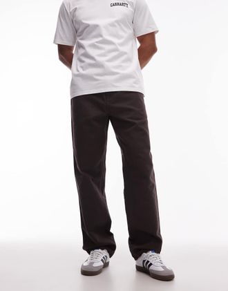 Carhartt Work in Progress Simple - Pantalon droit - Marron