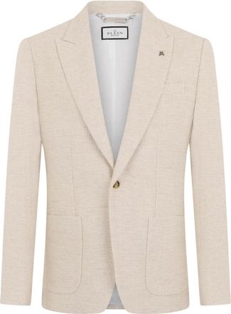 Philipp Plein Linen Blazer Gigolo Fit - - Jackets - Herren - Beige - XL