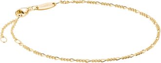 Thomas Sabo Thomas Sabo Charm-Armband Figaro-Design Recyceltes 925 Silber 18k Vergoldung A2207-413-39-L19V