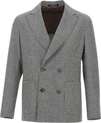 Barba Blazer crois&eacute; EasyJ - Homme - Vestes - Gris - Taille: 2XL