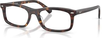 Ray-Ban Rb5450 Optics Havana Fassung Klar Glas Polarisiert 54-19