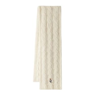 Polo Ralph Lauren &Eacute;charpe en maille torsad&eacute;e - Femme - Accessoires - Beige - Taille: ONE Size