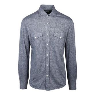 Brunello Cucinelli Herren, Shirts, Blau, MGr&ouml;&szlig;e