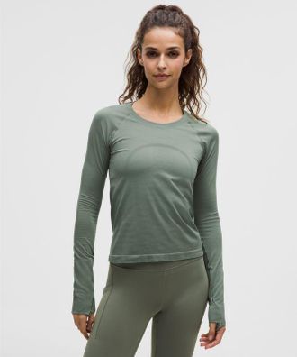 lululemon Haut manches longues Swiftly Tech 2.0 Longueur taille pour Femmes - Taille 10