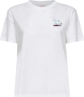 MC2 Saint Barth Femme, Tops, Blanc, Taille: 40 FR Emilie T-Shirt