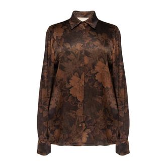 Momoni Damen, Blusen & Hemden, Braun, LGr&ouml;&szlig;e