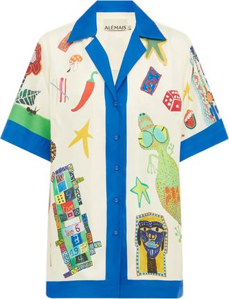 Alemais Chemise Rollers Soie Al&eacute;mais