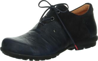 Think Herren Kong chromfrei gegerbte nachhaltige WechselfuÃYbett Schnürhalbschuhe, 8060 Navy/Kombi, 41.5 EU