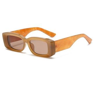 Generic Lunettes De Soleil Carr&eacute;es For Homme, Id&eacute;ales For Les Activit&eacute;s Plein Air, Vacances, Le Sport Et La Conduite(Orange)