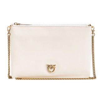 Pinko Pinko, Femme, Sacs, Blanc, Taille: ONE Size Flat Classic