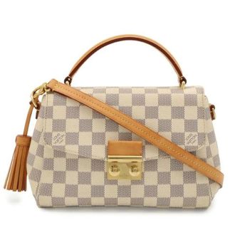 Louis Vuitton Sac &agrave; main Croisette Damier Azur Pre-owned - Femme - Pre-owned - Blanc - Taille: ONE Size