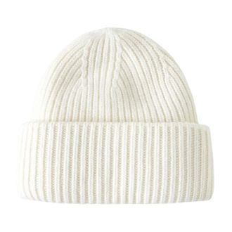 Yves Salomon Femme, Accessoires, Blanc, Taille: ONE Size Cashmere Beanie Hat