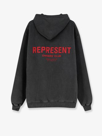 Represent Mens Sweatshirt Owners Grey Cotton Sweatshirts Sweater