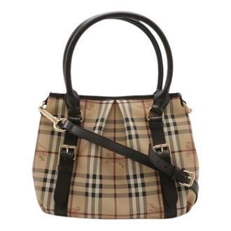 Burberry Sac cabas en PVC Pre-owned - Femme - Pre-owned - Beige - Taille: ONE Size