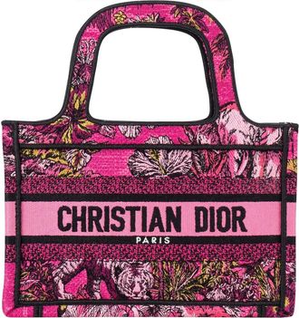 Dior Crossbody Bags - Christian Dior Oblique Monogram Micro Book Tote Ha - Gr. unisize - in Bunt - f&uuml;r Damen