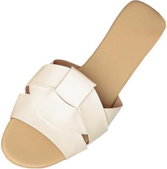 Generic Pantoufles Femmes Pantoufles de bain Europe et &Eacute;tats-Unis Commerce ext&eacute;rieur Grande Taille Femmes Chaussures Plates Pantoufles Quotidien Mod&egrave;les Plats