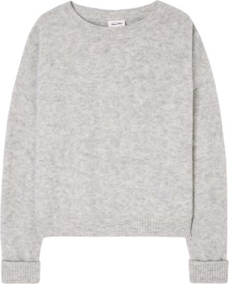 American Vintage Pull Col Bateau Vitow Alpaga et Laine American Vintage