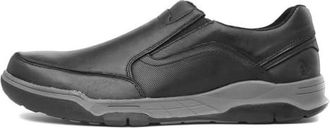Hush Puppies Homme Fletcher Mocassin, Noir, 45 EU