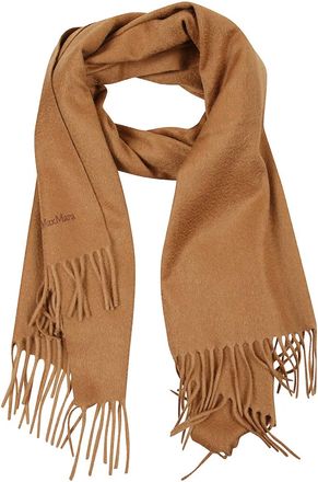Max Mara Schal mit Fransen - Braun
