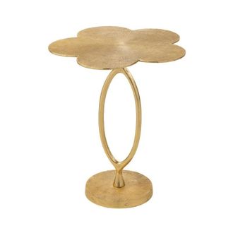 Paris Prix Paris Prix - Table dAppoint Design Fleur Tiana 61cm Or