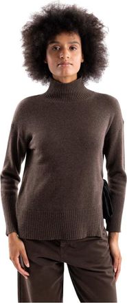 Marella Mlspietra Turtleneck - Femme - Pulls - Brun - Taille: 42 FR