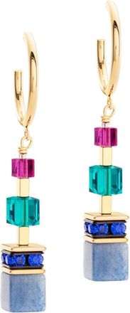 Coeur de Lion Ohrringe - GeoCUBE Precious Statement Ohrringe - Gr. unisize - in Mehrfarbig - f&uuml;r Damen