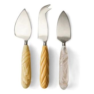 HKliving Couteaux &agrave; fromage - Set de 3 HKliving