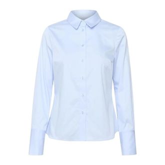 Inwear Pastellblaues klassisches Hemd - - Blouses & Shirts - Damen - Blau - 3XL