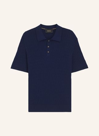 HUGO BOSS Pullover L-Luciano Regular Fit blau