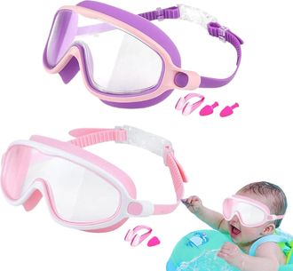 Generic Schwimmbrille, gro&szlig;es Sichtfeld f&uuml;r Kinder, UV-Schutz, auslaufsicher, f&uuml;r Kinder und Jugendliche im Pool, Tauchen, Sommer und Aktivit&auml;ten