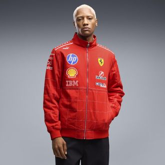 Puma Veste bomber Replica Monza Scuderia Ferrari HP Homme, V&ecirc;tements, Rouge, 3XL