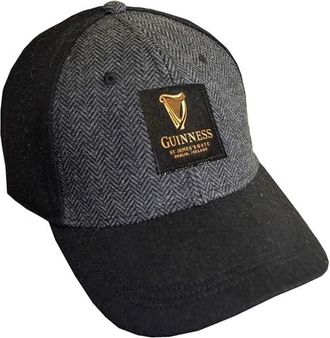 Guinness Official Merchandise Guinness Ballon de Base en Tweed gaufr&eacute; Noir Taille Unique 123456789